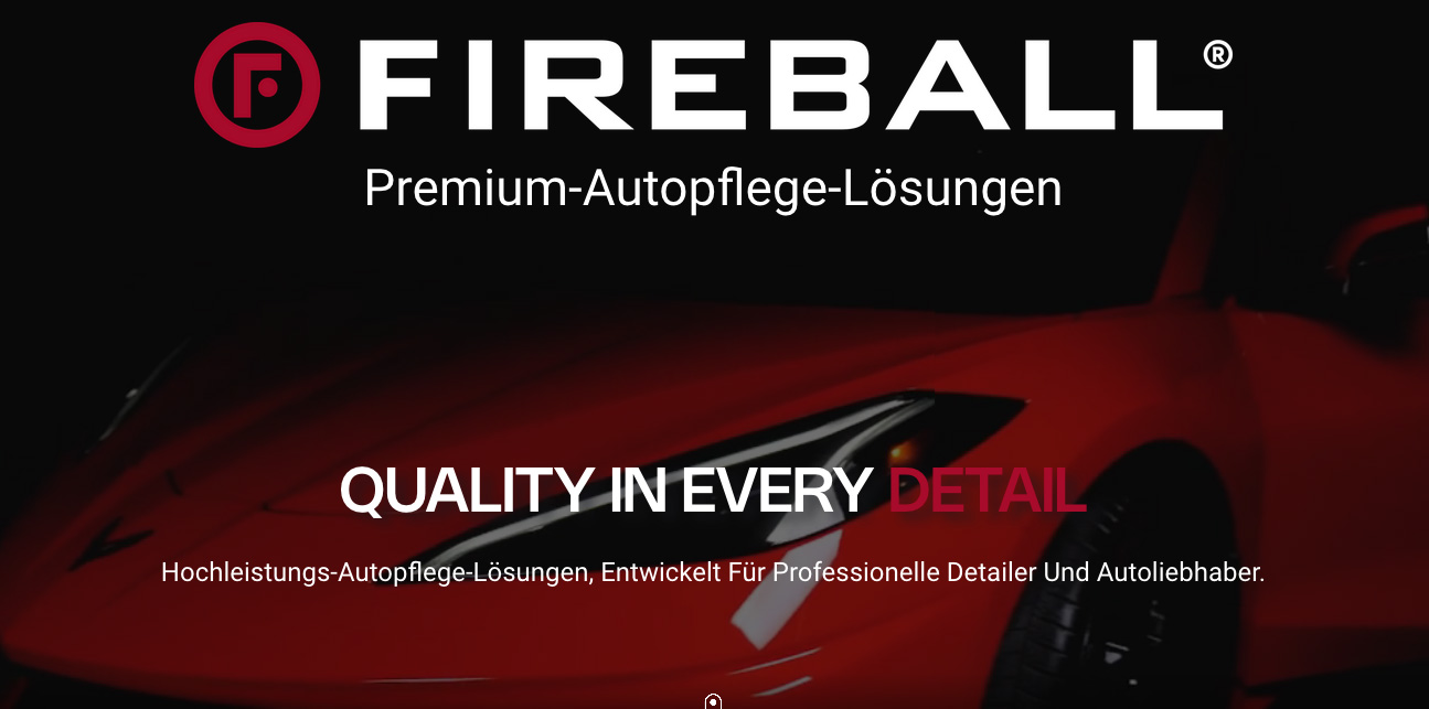 Fireball Deutschland | Autopflege mit Qualität im Detail